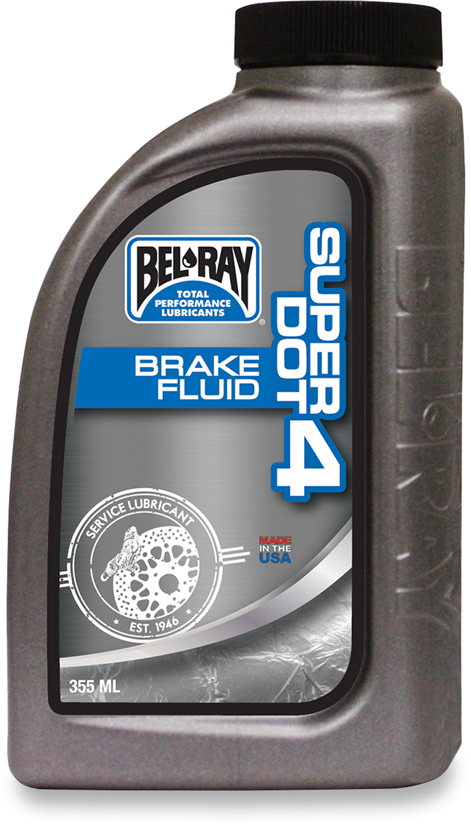 BEL-RAY Super DOT 4 Brake Fluid - 12 U.S. fl oz. 99480-B355W ...
