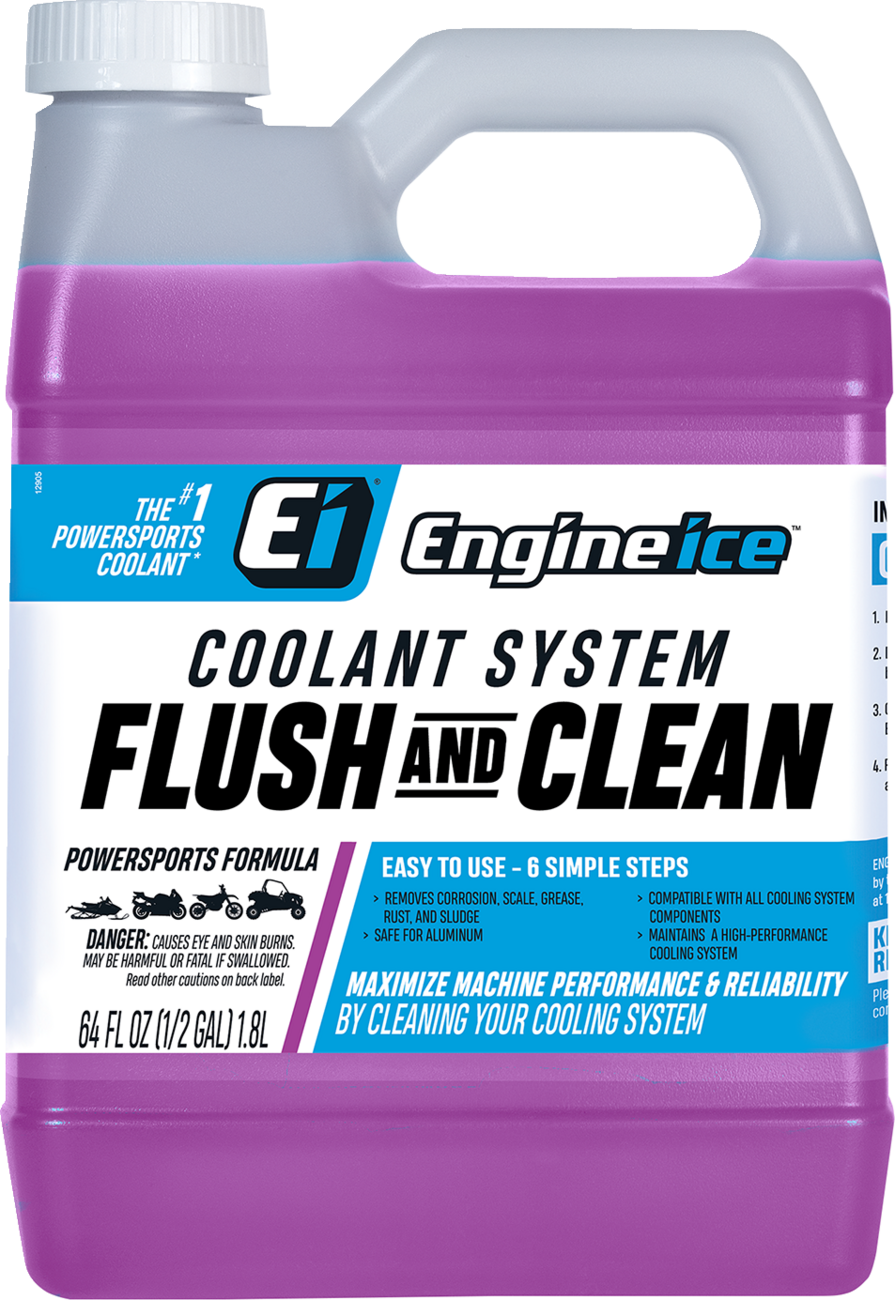 ENGINE ICE Coolant System Flush & Clean - 1/2 Gallon 12930 - Techworks ...