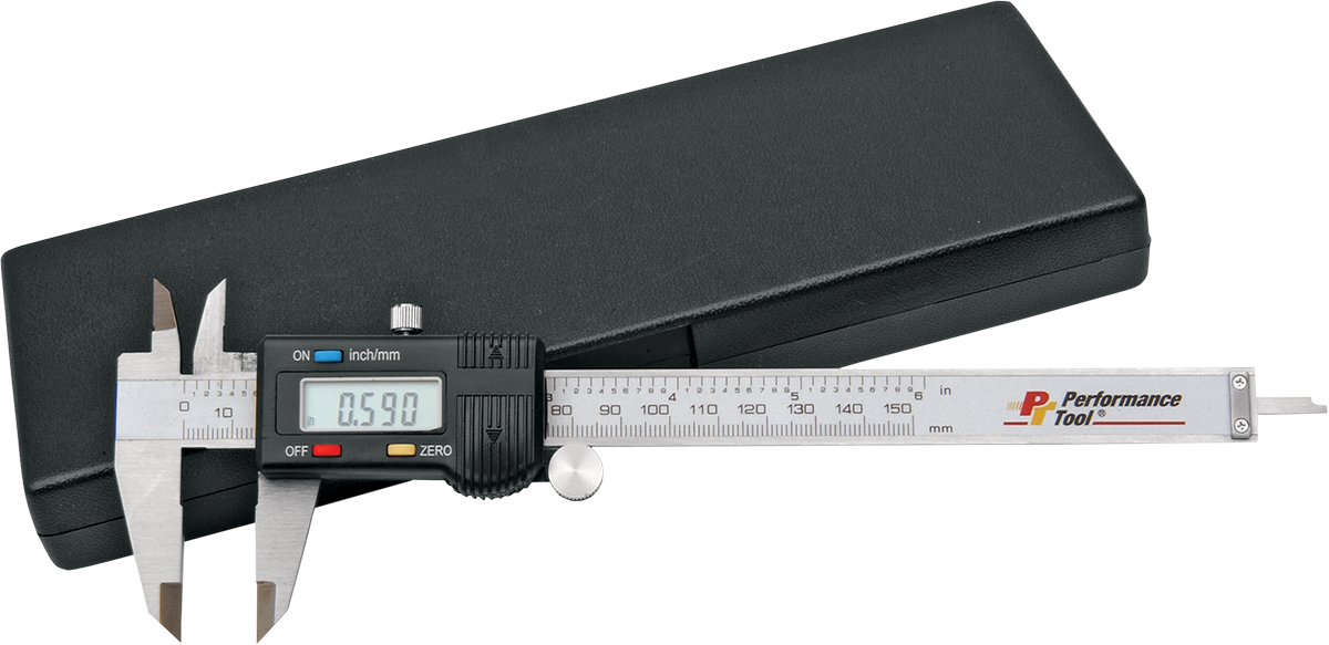 PERFORMANCE TOOL Digital Caliper w/Case W80152 - Techworks Performance ...